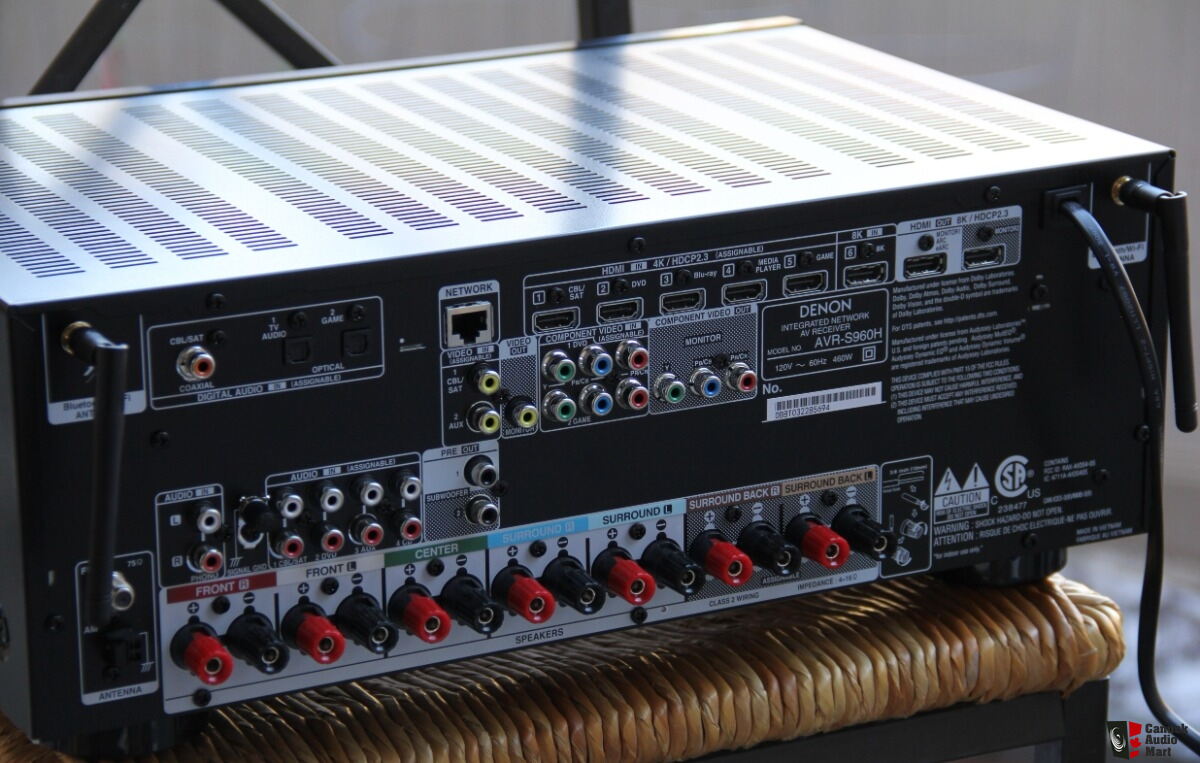 Denon AVR-S960H 7.2 ch, 8K Ultra HD - Mint - SOLD