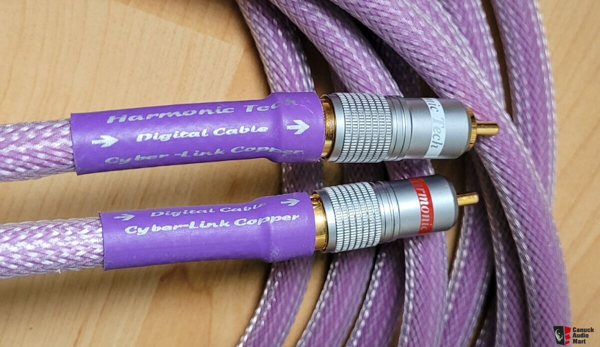 Harmonic Technology Cyber-Link digital RCA Cables (3m pair) Photo ...