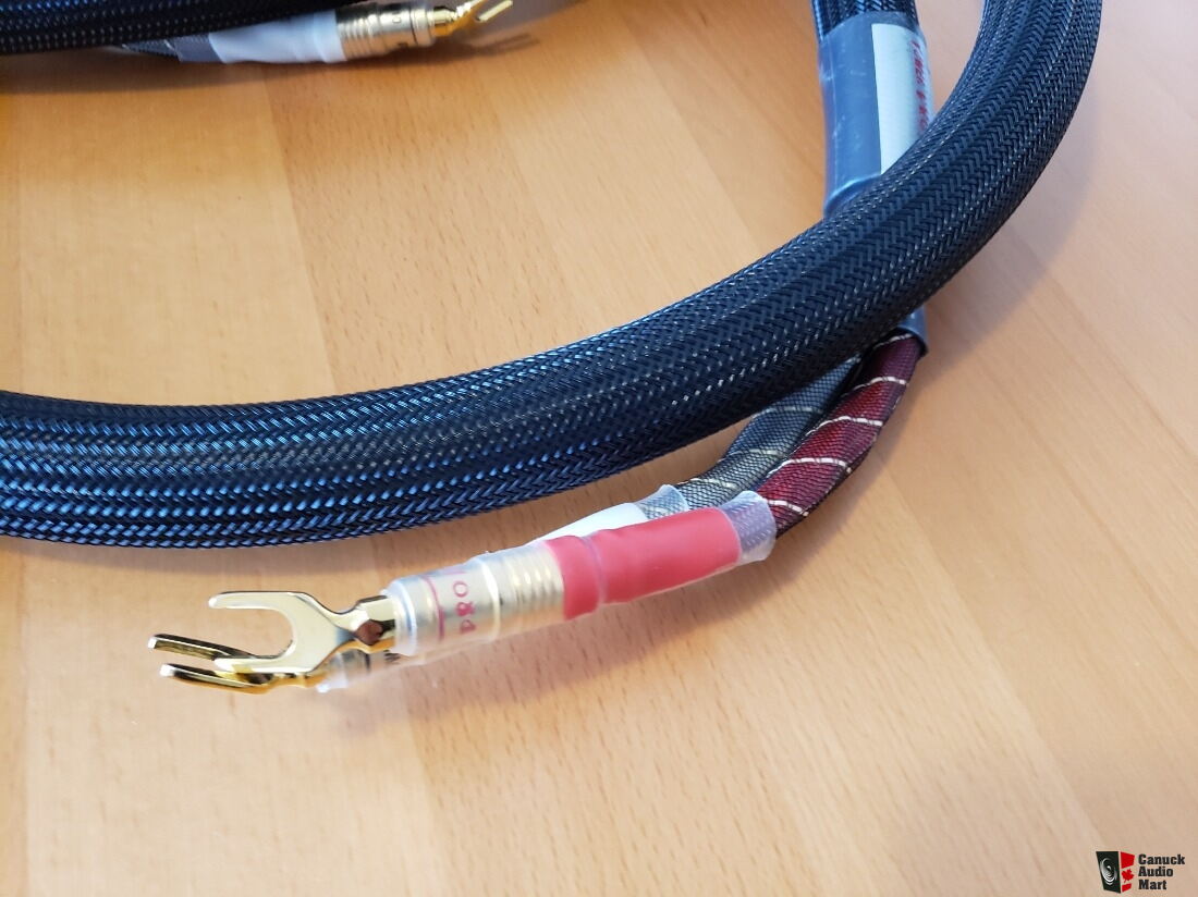 Pair of Power Pro Audio Bi-Wire Speaker Cables - 8 ft long for Sale ...
