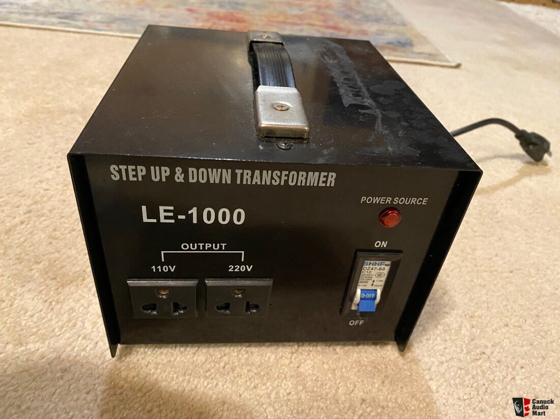 LE-1000 Step up/down Transformer 1000 watt => excellent condition Photo ...