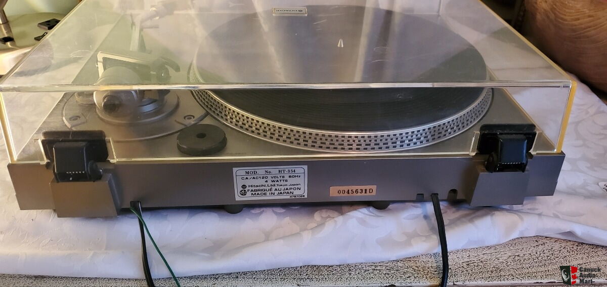 Vintage Hitachi HT-354 2-Speed Direct-Drive Turntable Tested in good ...