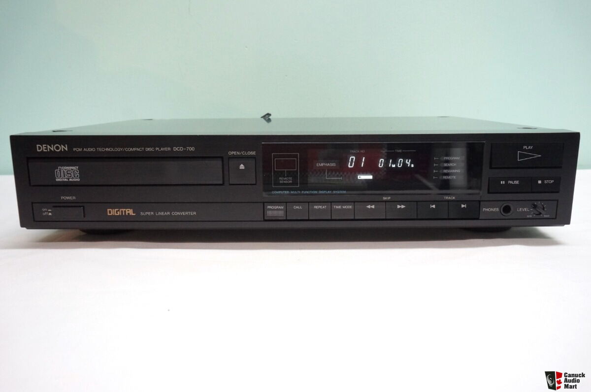 Denon DCD-700 CD player with remote control - Made in Japan Photo ...