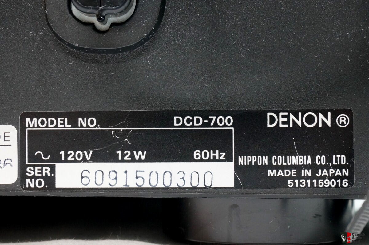 Denon DCD-700 CD player with remote control - Made in Japan Photo ...