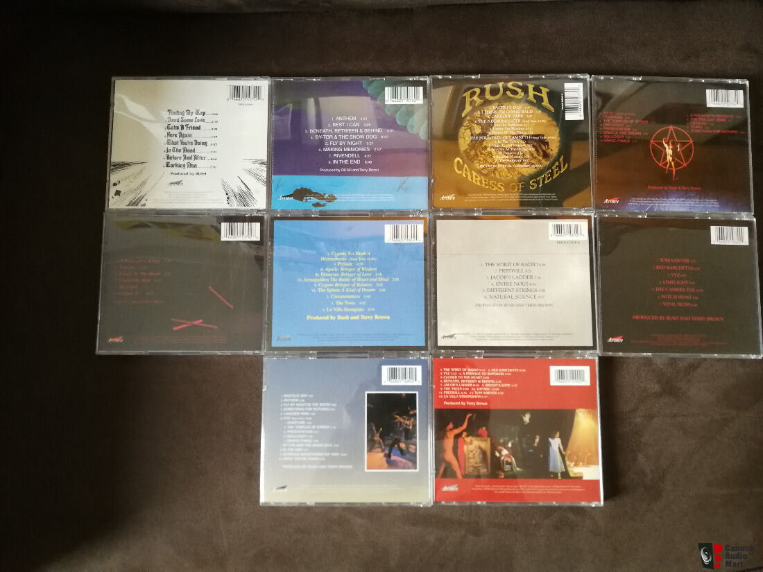 10 Rush CDs Photo #4789179 - US Audio Mart