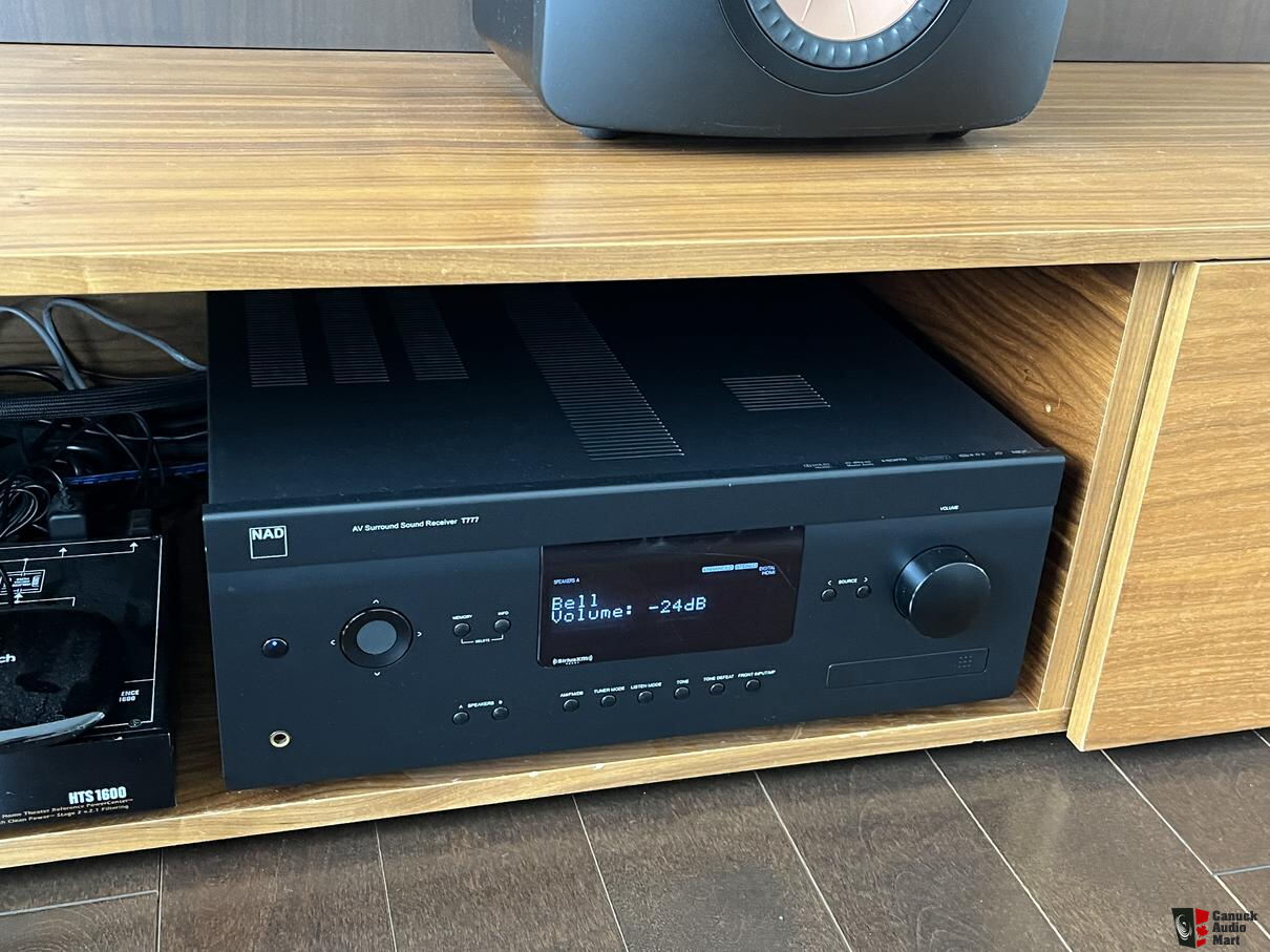 NAD T777 Receiver BluOs & VM300 Upgrade Module For Sale - Canuck Audio Mart
