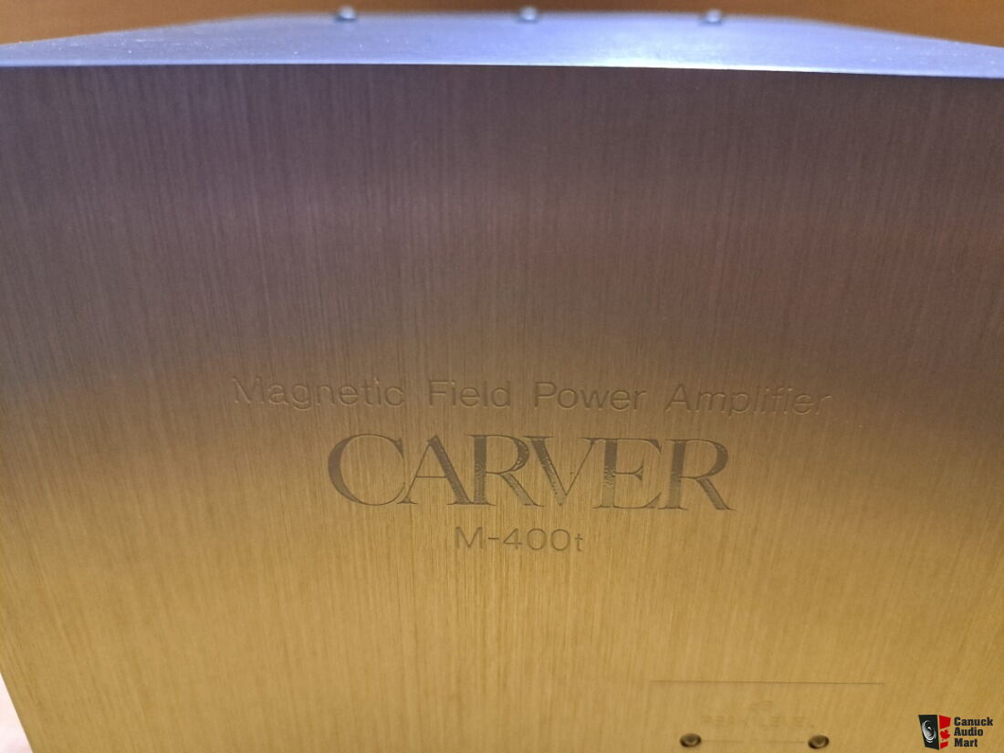 Carver M-400 Power Amplifier Photo #4791198 - US Audio Mart