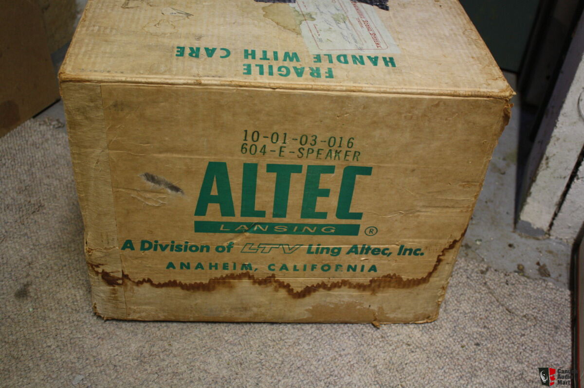 Altec 604-E with issues, local pick-up only, no shipping Photo #4791250 ...
