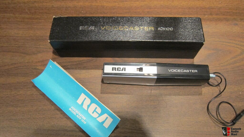 RCA Voicecaster ADX1010 Vintage Wireless Microphone For Sale - Canuck ...
