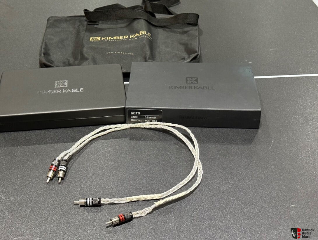 Kimber Kable KCTG (Silver) w/Ultraplate RCA Interconnects 0.5M Photo ...