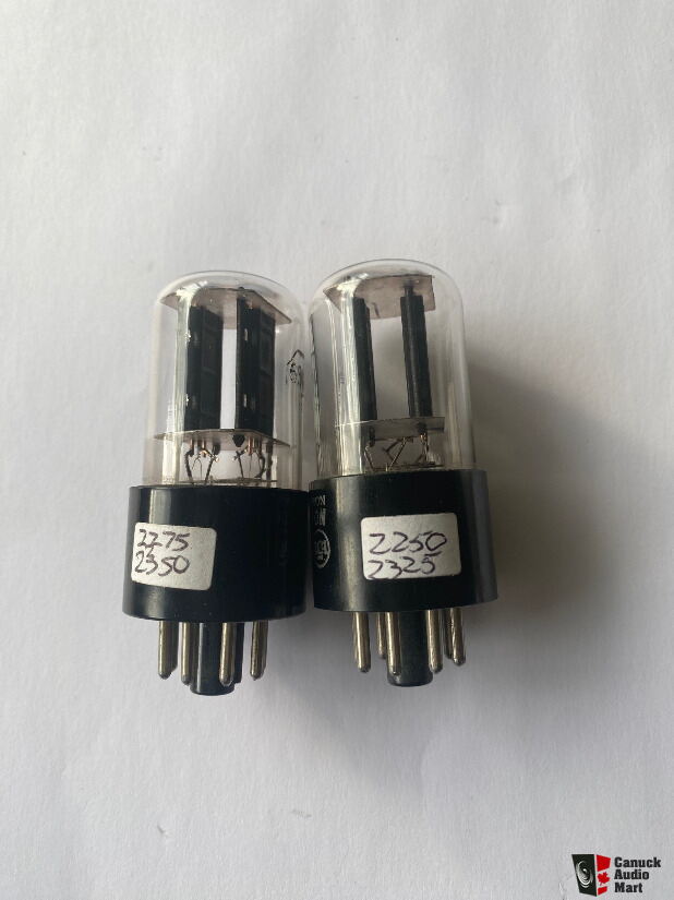 RCA 6SN7GT staggered black plate tubes For Sale - Canuck Audio Mart