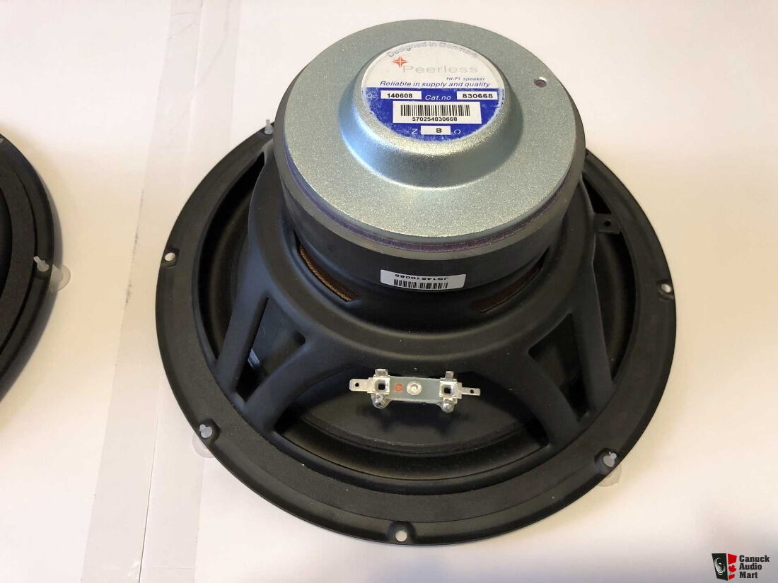 Pending to David Pair of new Peerless SLS10 subwoofer driver 830668 ...