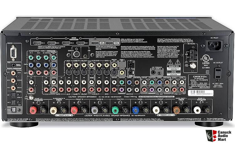 Onkyo TX-SR876 7.1 THX Receiver Photo #4795196 - Canuck Audio Mart