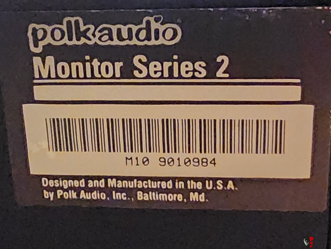 Polk Audio Monitor 10 Series 2 Vintage Speakers Photo #4797929 - Canuck ...