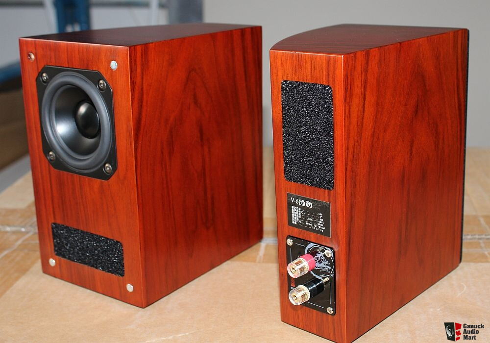Desktop HiFi Qinpu full range mini speakers pair, CLEARANCE save 70% ...