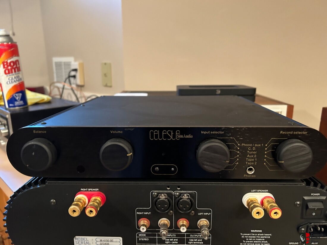 Sim Audio Celeste pre amp and power amp Photo #4799954 - Canuck Audio Mart