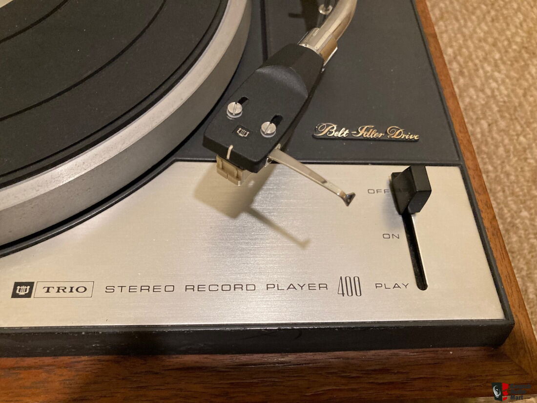 Vintage TRIO / Kenwood model 400 Belt / Idler drive turntable Photo ...