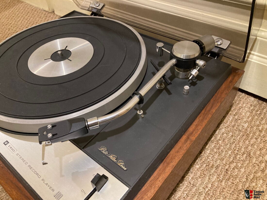 Vintage TRIO / Kenwood model 400 Belt / Idler drive turntable Photo ...