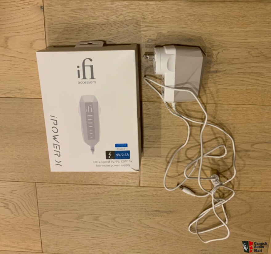 iFi iPower X Low Noise Power Supply DC Adapter 9V For Sale - US Audio Mart