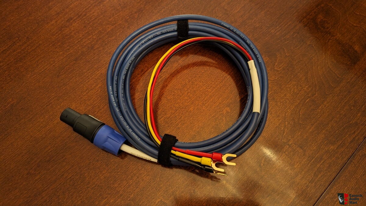 New REL bassline blue high-level subwoofer cable, 6.0m Photo #4804522 ...