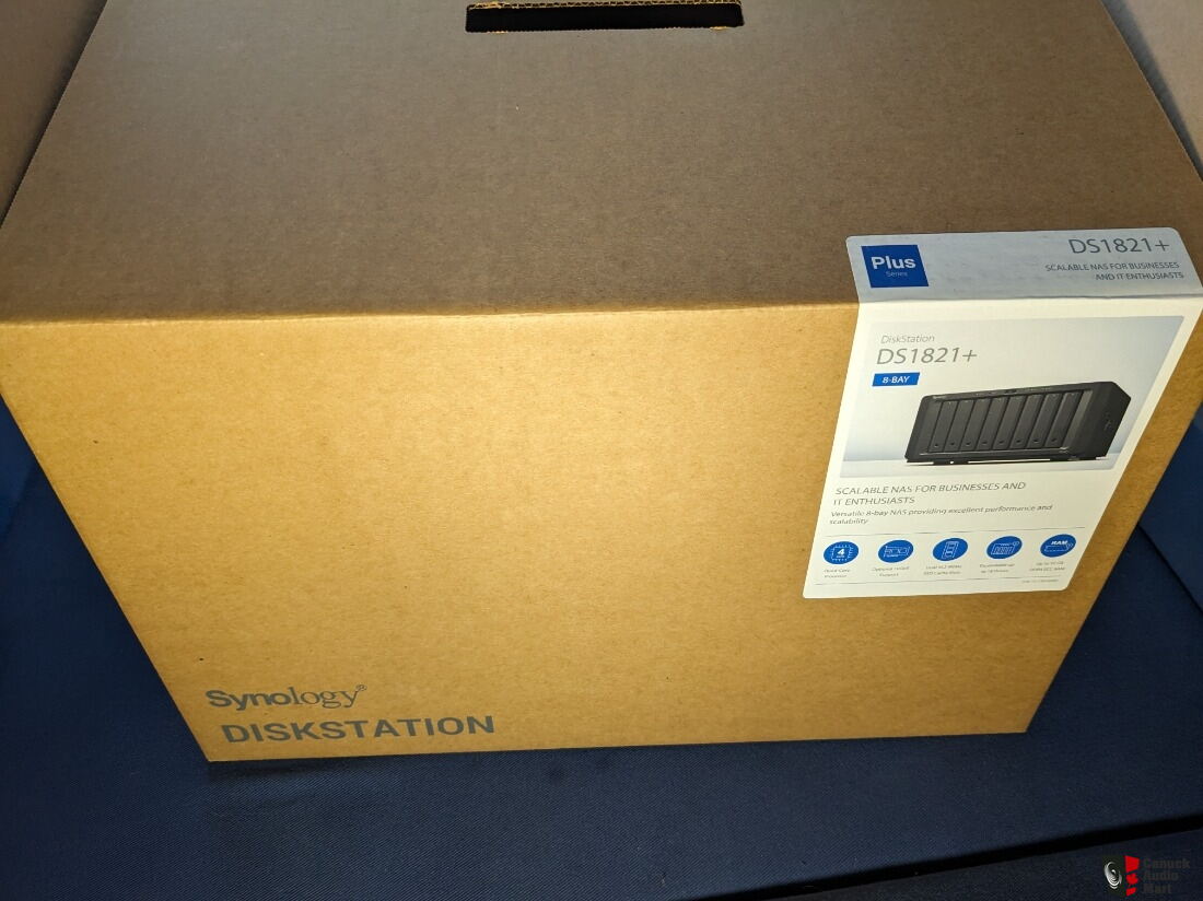DS1821+ Synology 8-bay NAS with dual 10GBE SFP+ Port Network adapter ...