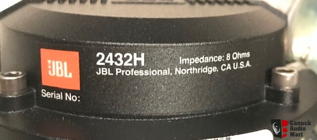 JBL 2432H 1.5" Neodymium compression driver Photo #4806530 - Canuck ...