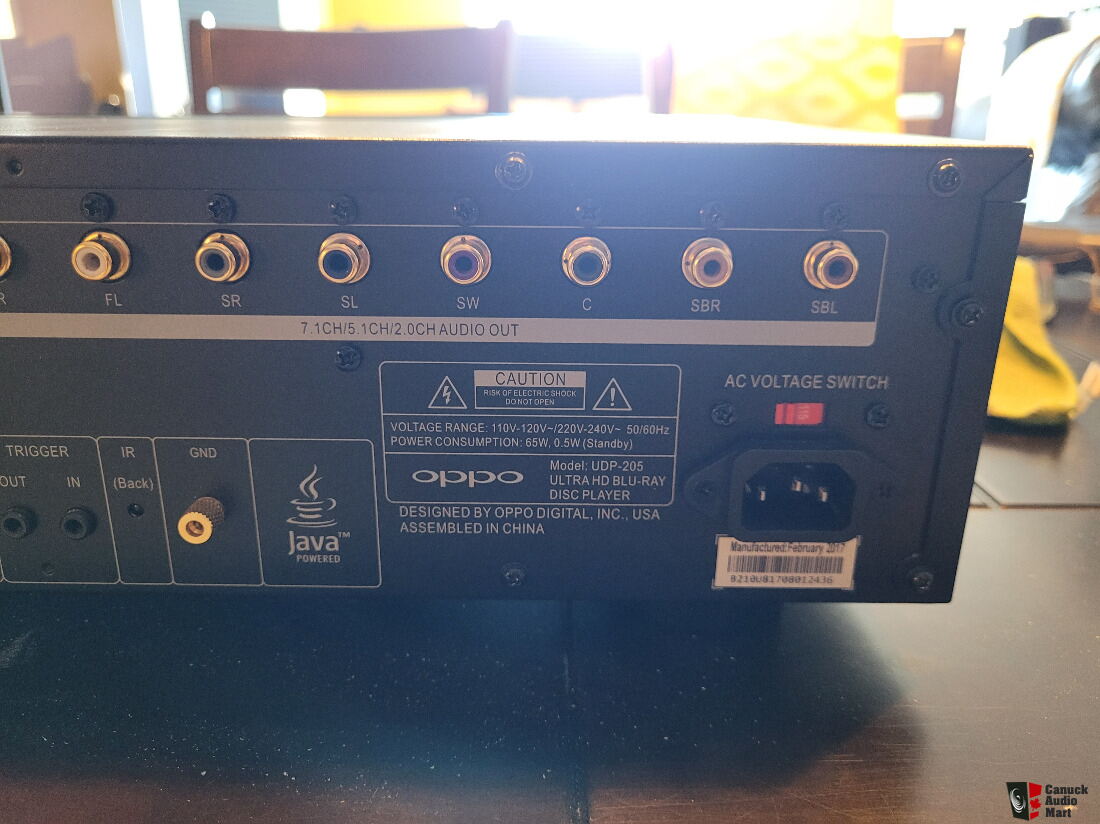 OPPO UDP-205 UHD Player Blu-ray Player Ultra HD 4K Photo #4809751 ...