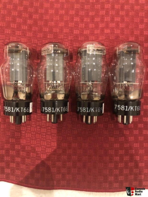 Matching Quad - United 7581's ( KT66's ) Coke bottle, Holy Grail For ...