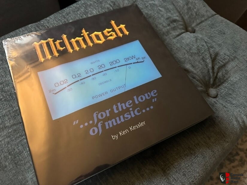 Mcintosh"For the love of Music" by Ken Kessler Coffee top book brand ...