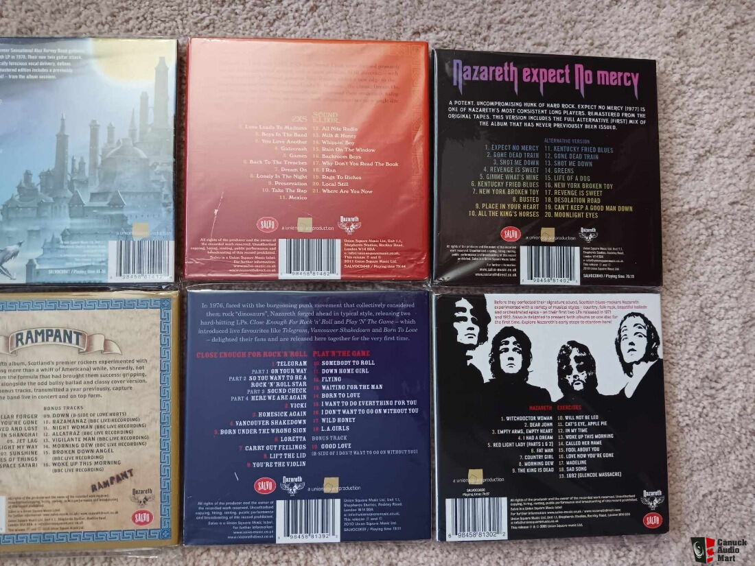 Nazareth ! 8 Oversized Gatefold Cds Various New ! Photo #4815868 ...