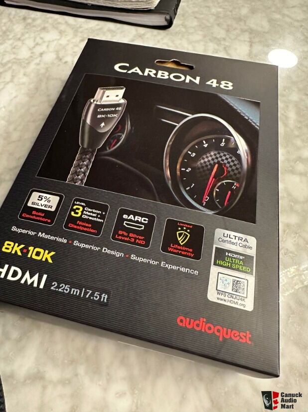 Audioquest Carbon 48 HDMI Wire For Sale - US Audio Mart