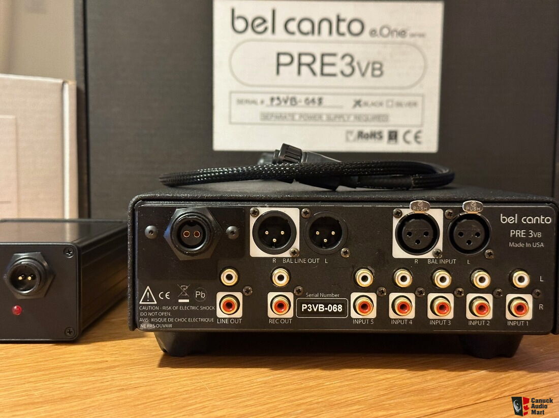 Preamp BEL CANTO PRE3 VBS + LNS1 PS Photo #4816988 - Canuck Audio Mart