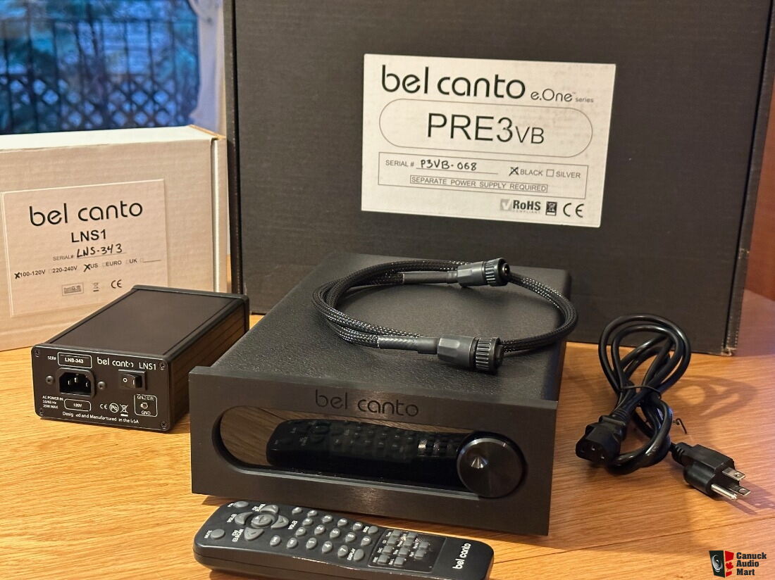 Preamp BEL CANTO PRE3 VBS + LNS1 PS Photo #4816988 - Canuck Audio Mart
