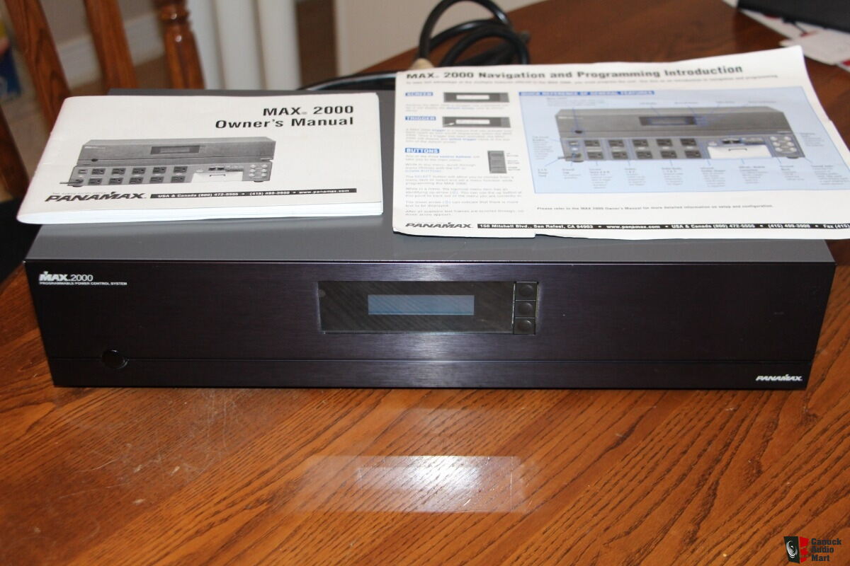 Panamax Max 2000 programmable Surge Protector/Line Conditioner For Sale ...