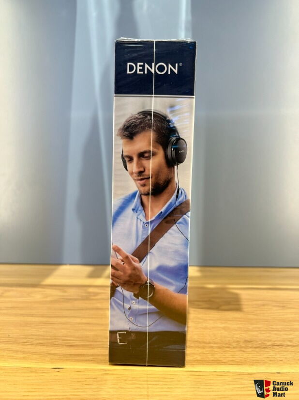 Denon AHD 1200 Wireless Over Ear Headphones - Black - Brand New In Box ...