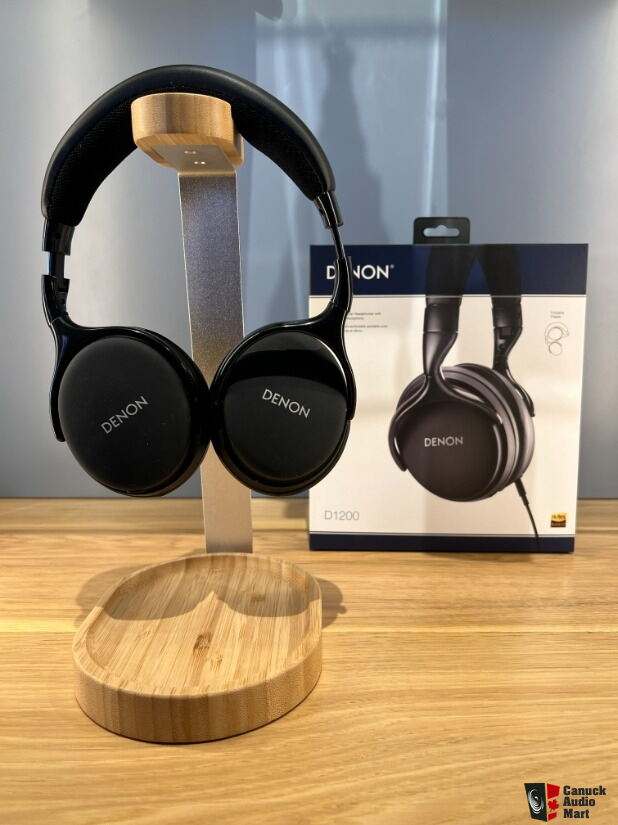 Denon AHD 1200 Wireless Over Ear Headphones - Black - Brand New In Box ...