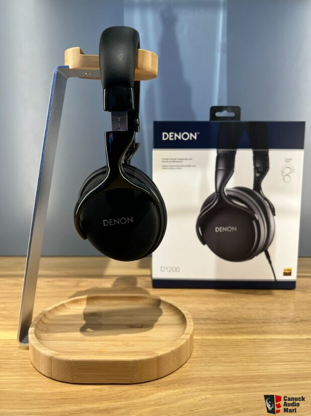 Denon AHD 1200 Wireless Over Ear Headphones - Black - Brand New In Box ...
