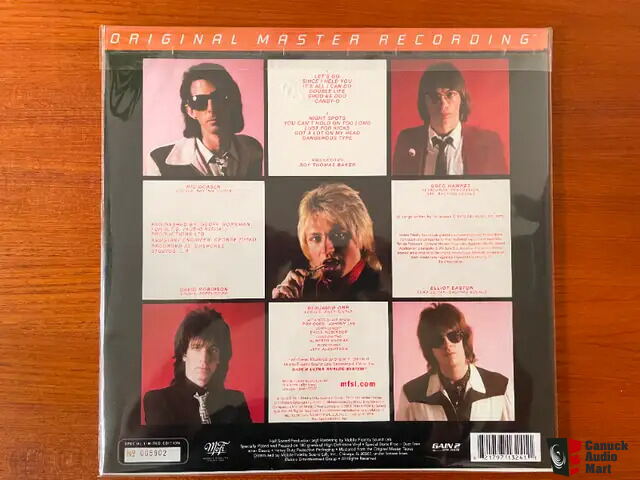 The Cars - Candy-O - Vinyl - Mobile Fidelity Photo #4819345 - US Audio Mart