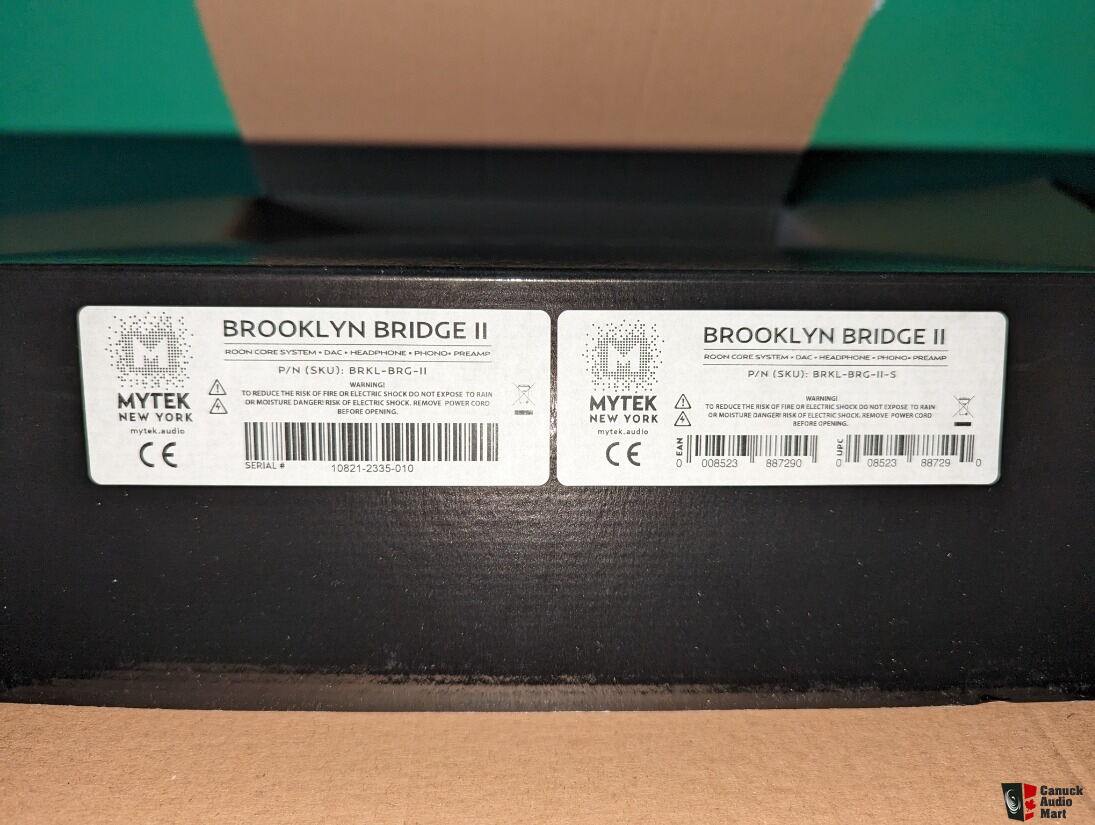 Mytek Brooklyn Bridge 2...mint..only 2 weeks old...$3950 firm Photo ...