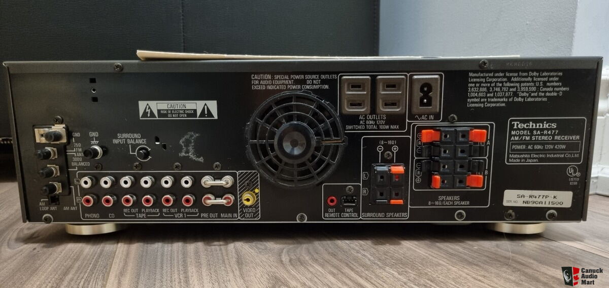 Technics SA-R477-Quartz Synchronizer Stereo Receiver Photo #4820091 ...