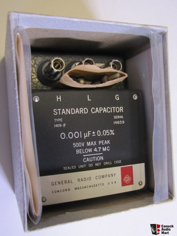 General Radio Company Standard Capacitor Photo #4820753 - US Audio Mart