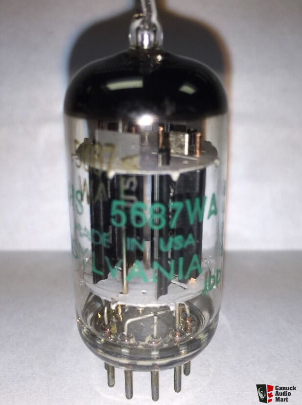 NOS NEVER USED Black Plate JAN-5687WA+WB Tubes Photo #3511965 - Canuck ...