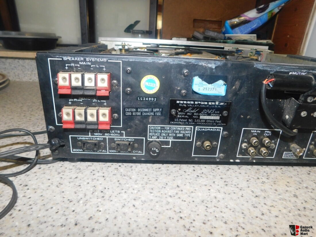 Marantz 2245 For Parts or Repair | AS IS | (Power Switch is in the Last ...