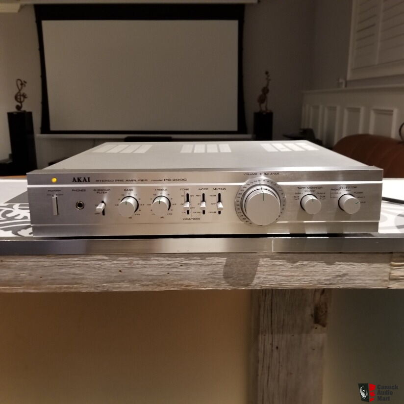 Stereo Preamplifier AKAI PS-200C Prestige Series - PRO-Restored Photo ...