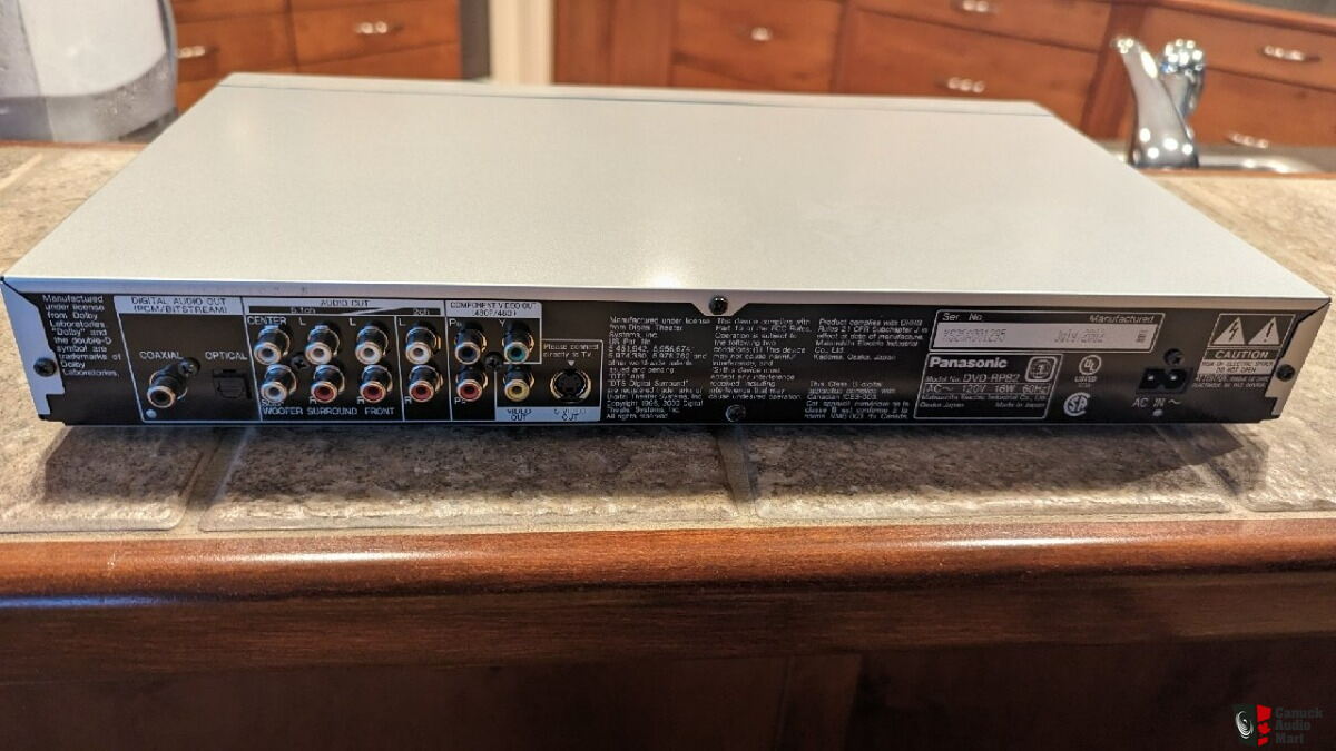 Audiophile Panasonic RP82 DVD Audio DVD Player Photo #4824456 - Canuck ...