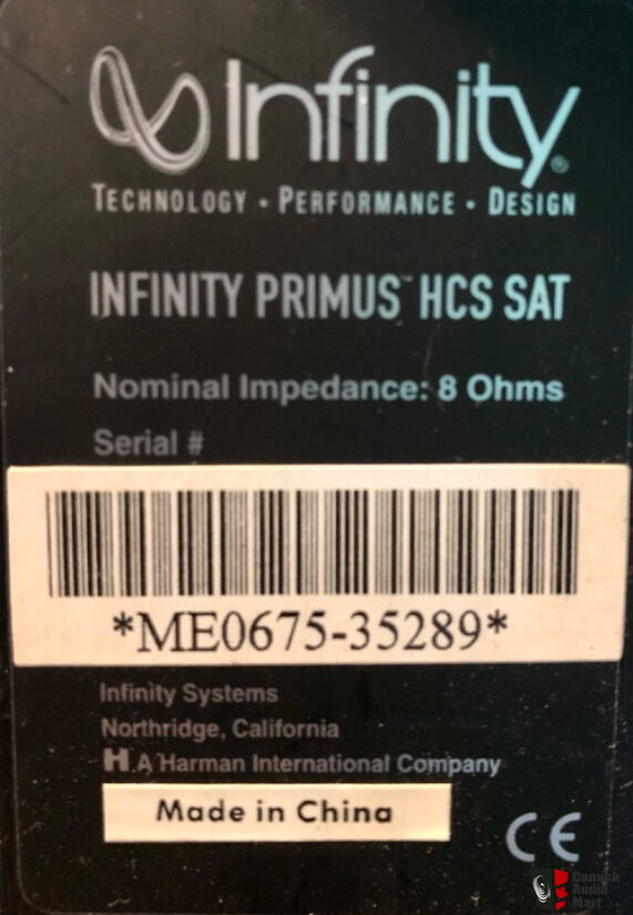 Integra (Onkyo)/Infinity Primus Home Theatre Photo #4828200 - US Audio Mart