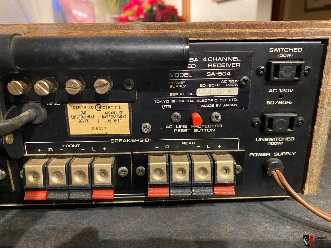 Perfect Vintage Toshiba SA-504 receiver $450 obo Photo #4829580 ...