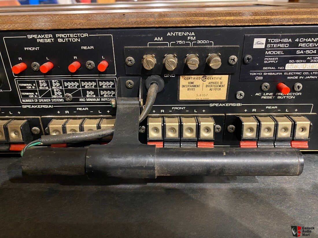 Perfect Vintage Toshiba SA-504 receiver $450 obo Photo #4829580 ...