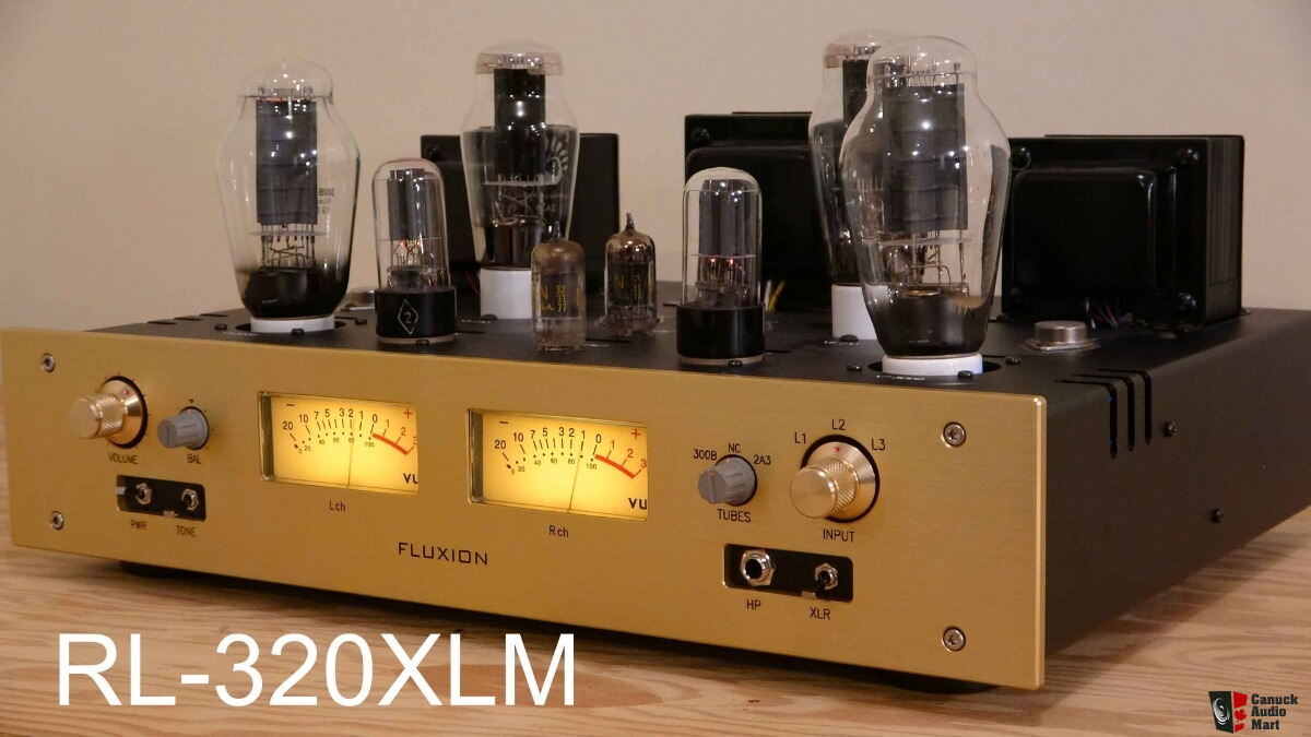 300B preamplifier / headphone amplifier with VU meters & 2W monitor ...