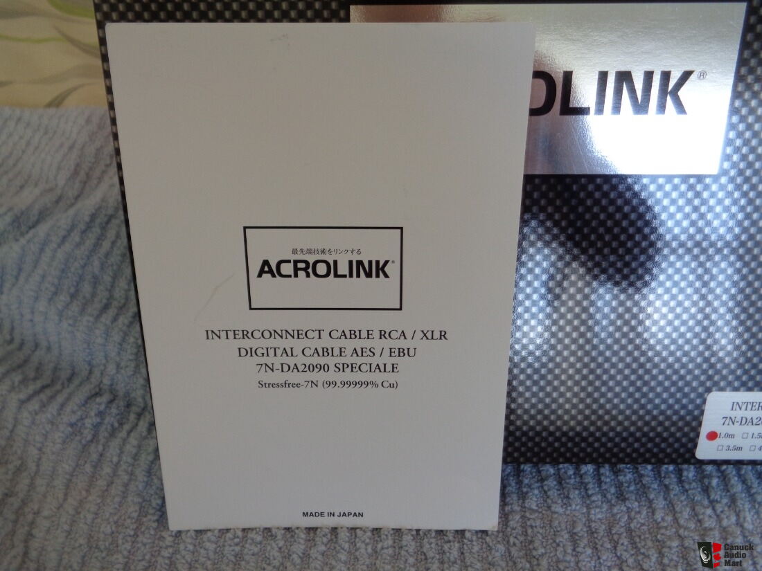 Acrolink 7N-DA2090 Special XLR Photo #4831948 - US Audio Mart