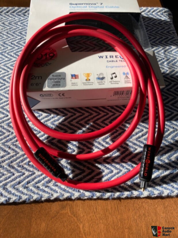 Wireworld SuperNova 7 Toslink Optical Audio Cables 2 meters For Sale ...